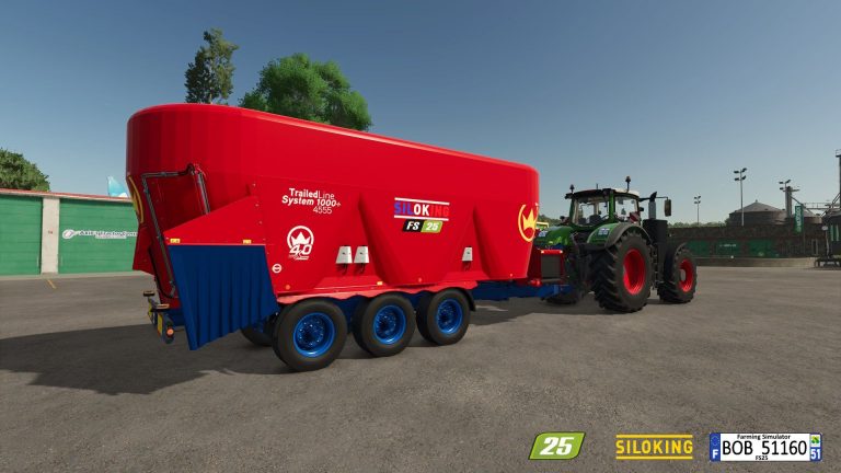 LS 25 Siloking TrailedLine 4555/60/65 V1.0.0.0 - Farming Simulator 2025 ...