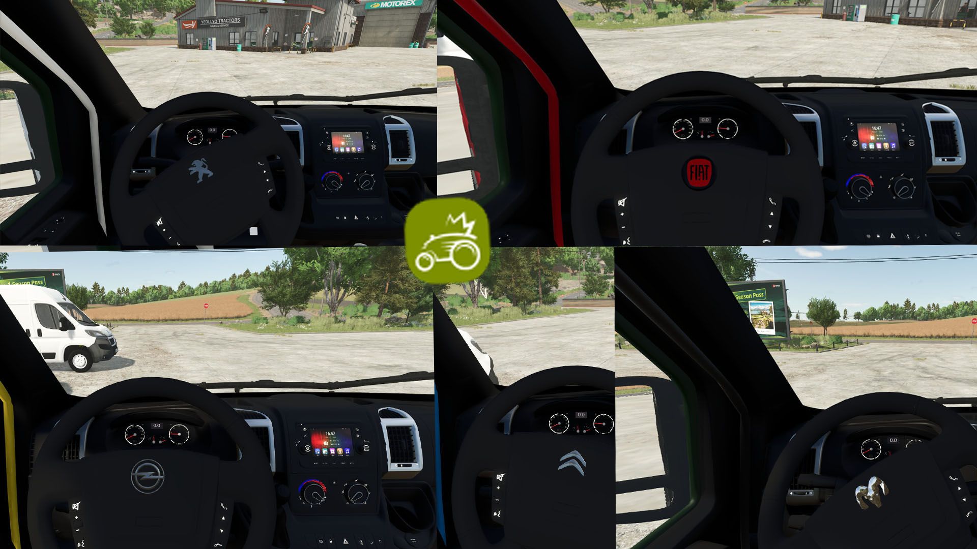 LS 25 Stellantis Pack Van 2023 V1.0.0.0 - Farming Simulator 2025 mod, LS 2025 mod / FS 25 mod