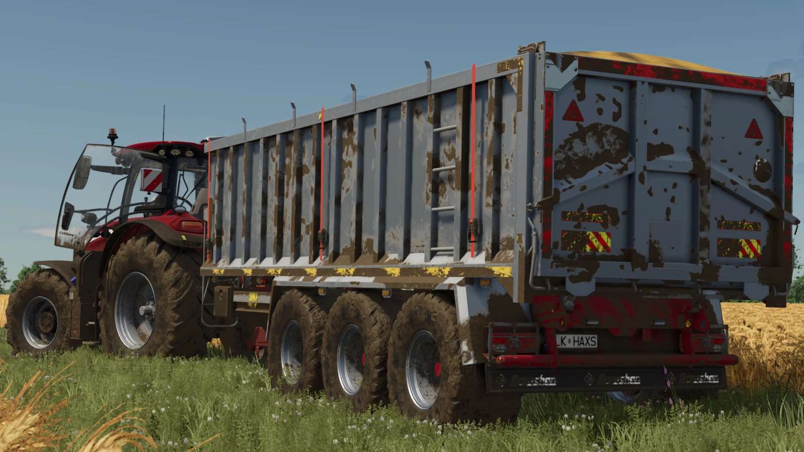 LS 25 Tri Axle Aluminium Trailer v1.0.0.0 - Farming Simulator 2025 mod ...