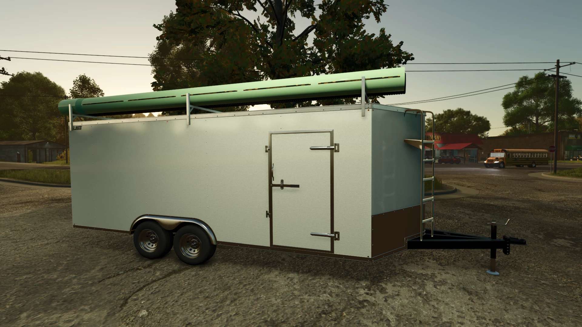 LS 25 20ft Enclosed Trailer v1.0.0.0 - Farming Simulator 2025 mod, LS ...