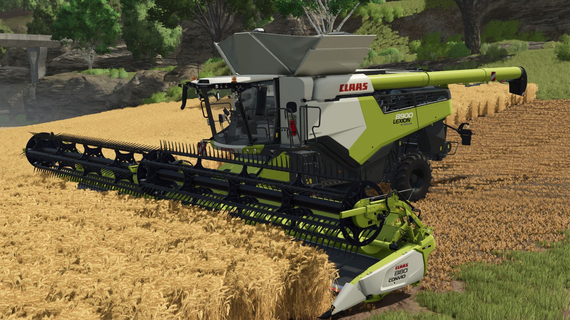 LS 25 CLAAS Lexion 8900 and cutting bars V1.0.1.1 - Farming Simulator ...