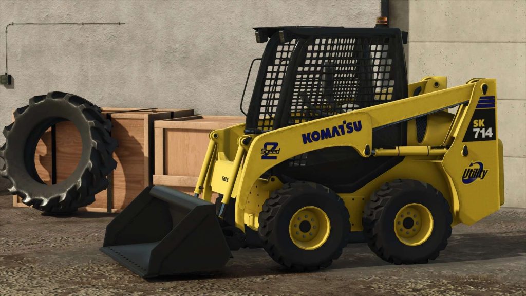 LS 25 Komatsu SK 714 v1.0.0.0 - Farming Simulator 2025 mod, LS 2025 mod / FS 25 mod