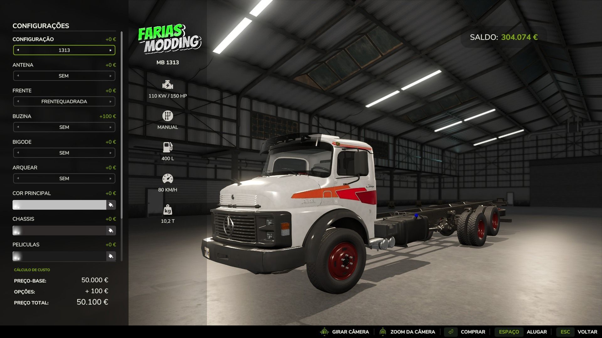 LS 25 Mercedes-Benz 1313 V1.0.0.0 - Farming Simulator 2025 mod, LS 2025 mod / FS 25 mod