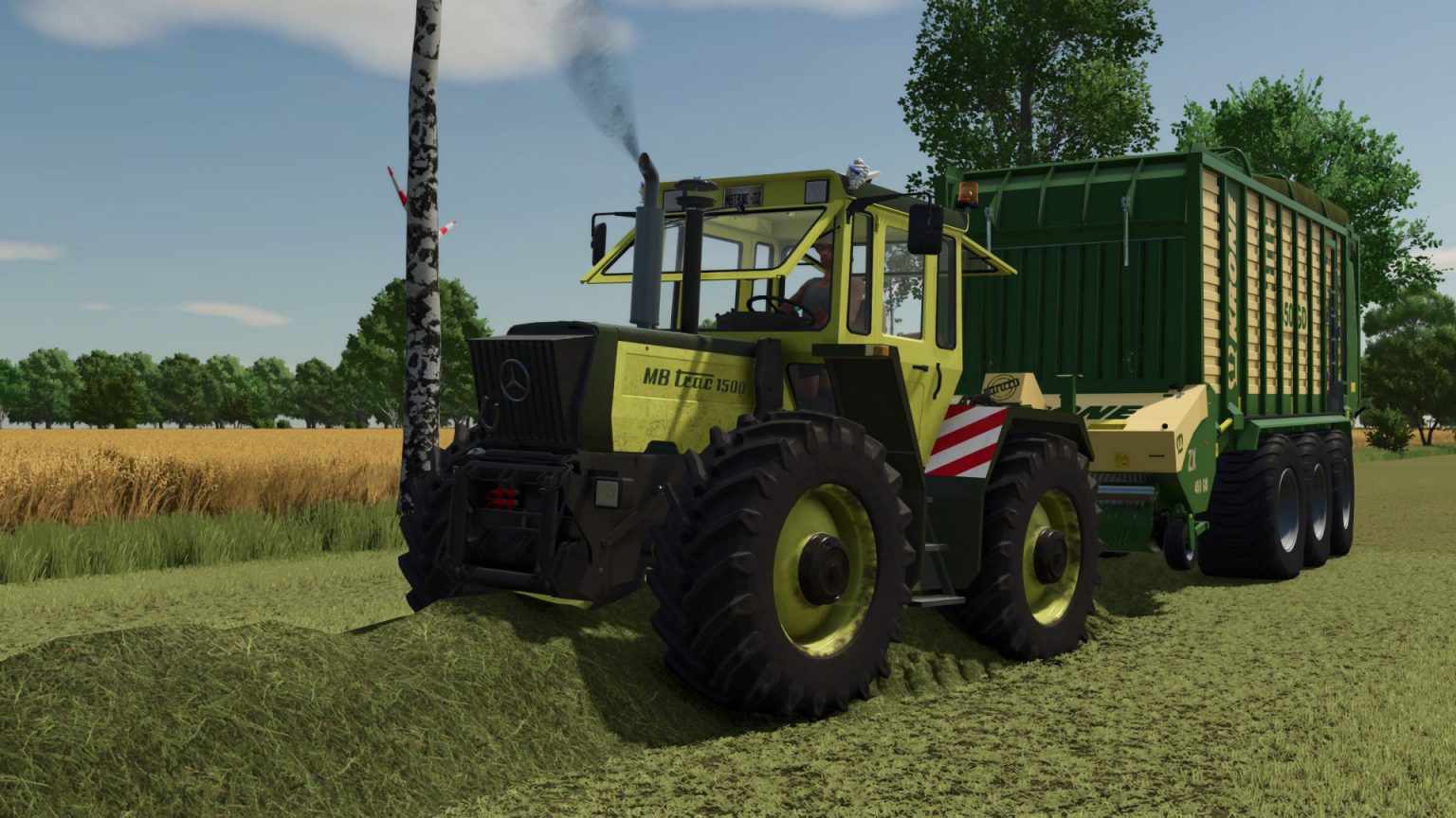 LS 25 Mercedes Benz MB Trac 1300 - 1800 V1.0.0.0 - Farming Simulator ...