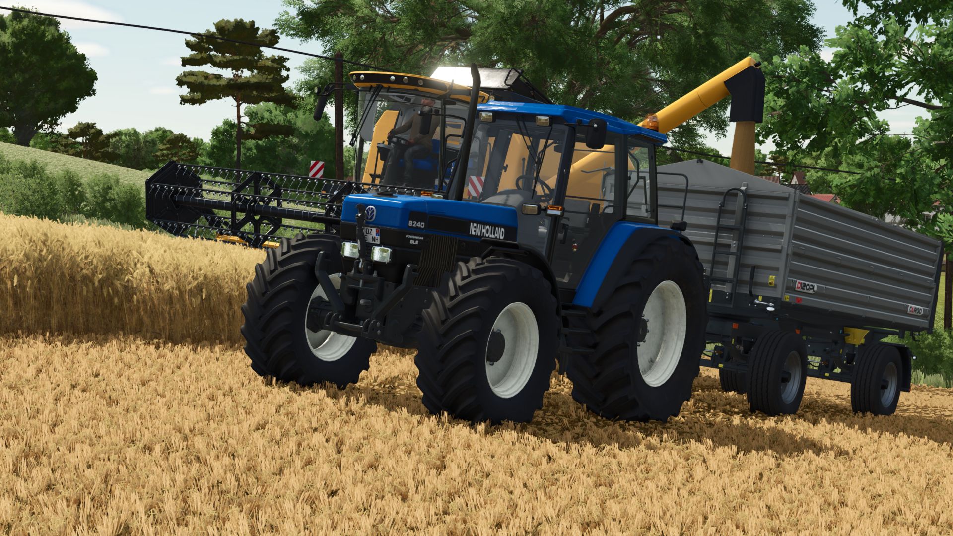 LS 25 New Holland / Ford 8x40 V1.0.0.3 - Farming Simulator 2025 mod, LS 2025 mod / FS 25 mod