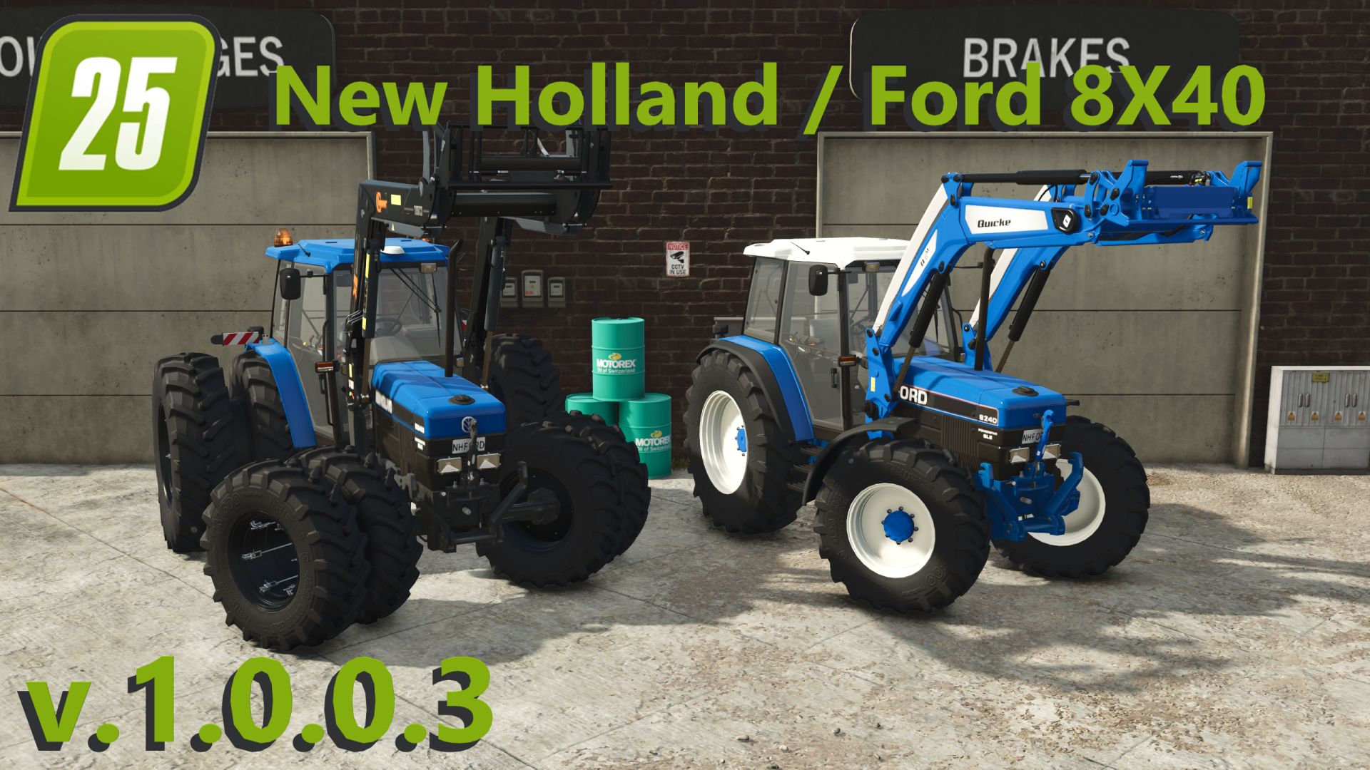 LS 25 New Holland / Ford 8x40 V1.0.0.3 - Farming Simulator 2025 mod, LS 2025 mod / FS 25 mod