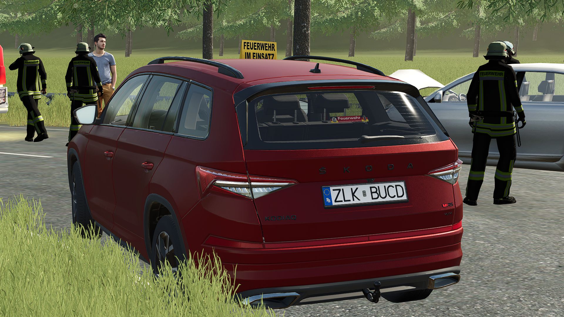 LS 25 Skoda Kodiaq Fire department V1.0.0.0 - Farming Simulator 2025 ...
