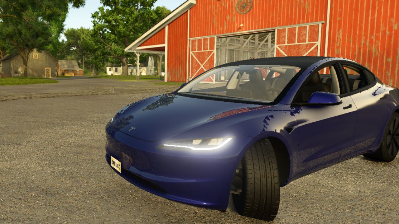 LS 25 Tesla Model 3 2025 V1.0.2.0 - Farming Simulator 2025 mod, LS 2025 ...