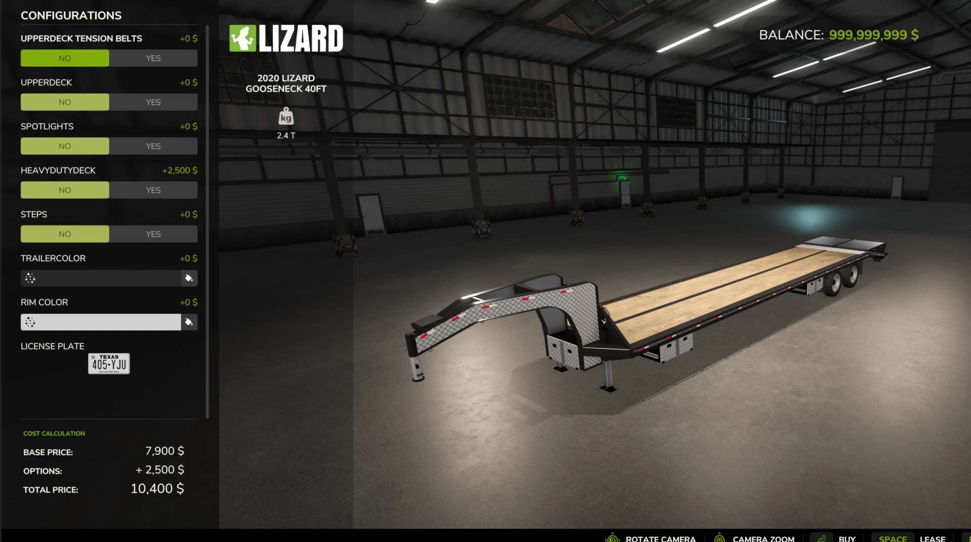LS 25 2020 Lizard GooseNeck v1.0.0.0 - Farming Simulator 2025 mod, LS 2025 mod / FS 25 mod