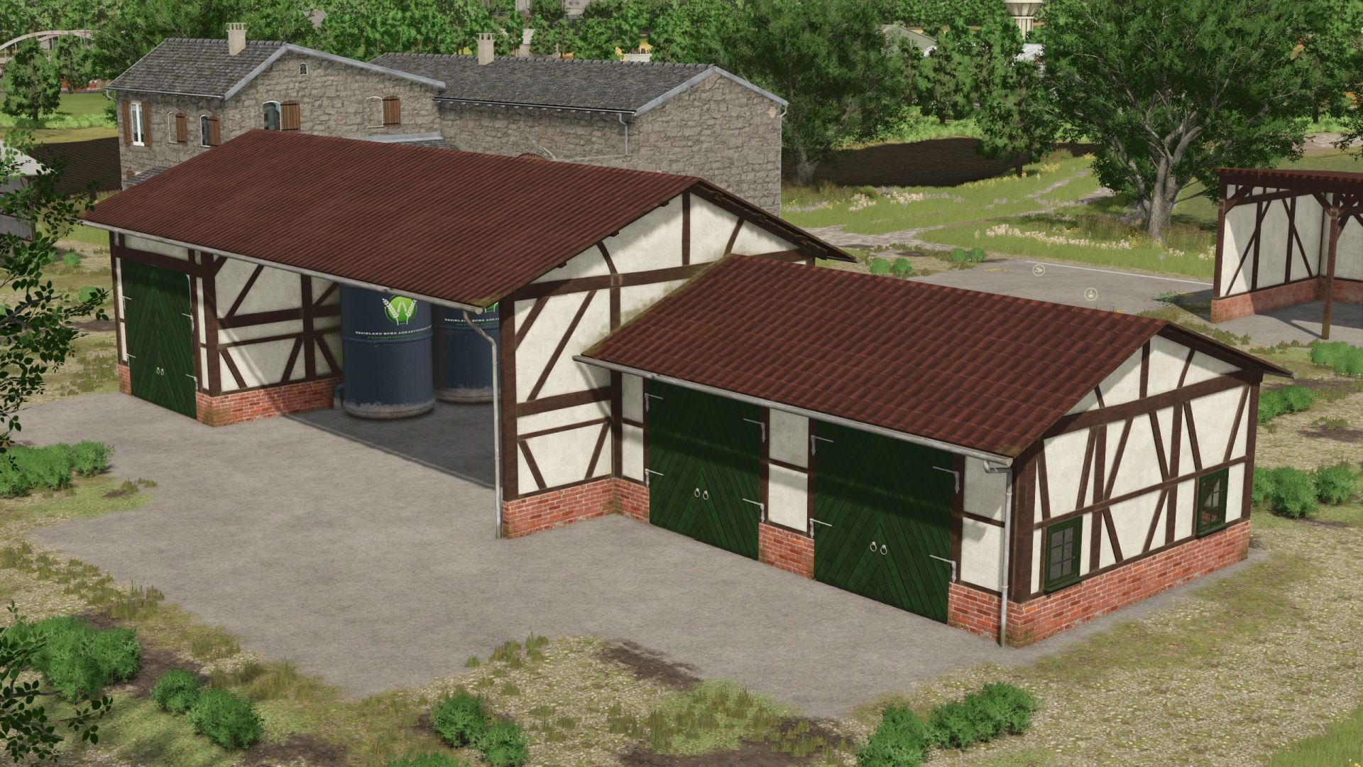 LS 25 EIFEL style buildings pack V1.0.2.0 - Farming Simulator 2025 mod ...