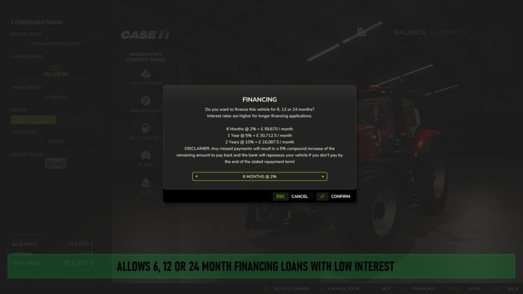 LS 25 Financing V1.0.0.2 - Farming Simulator 2025 mod, LS 2025 mod / FS ...