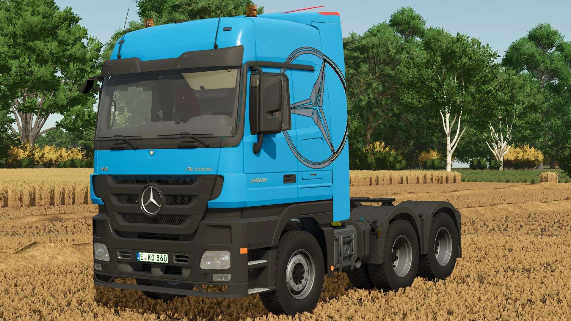 LS 25 Mercedes Benz Actros MP3 v1.0.0.0 - Farming Simulator 2025 mod ...