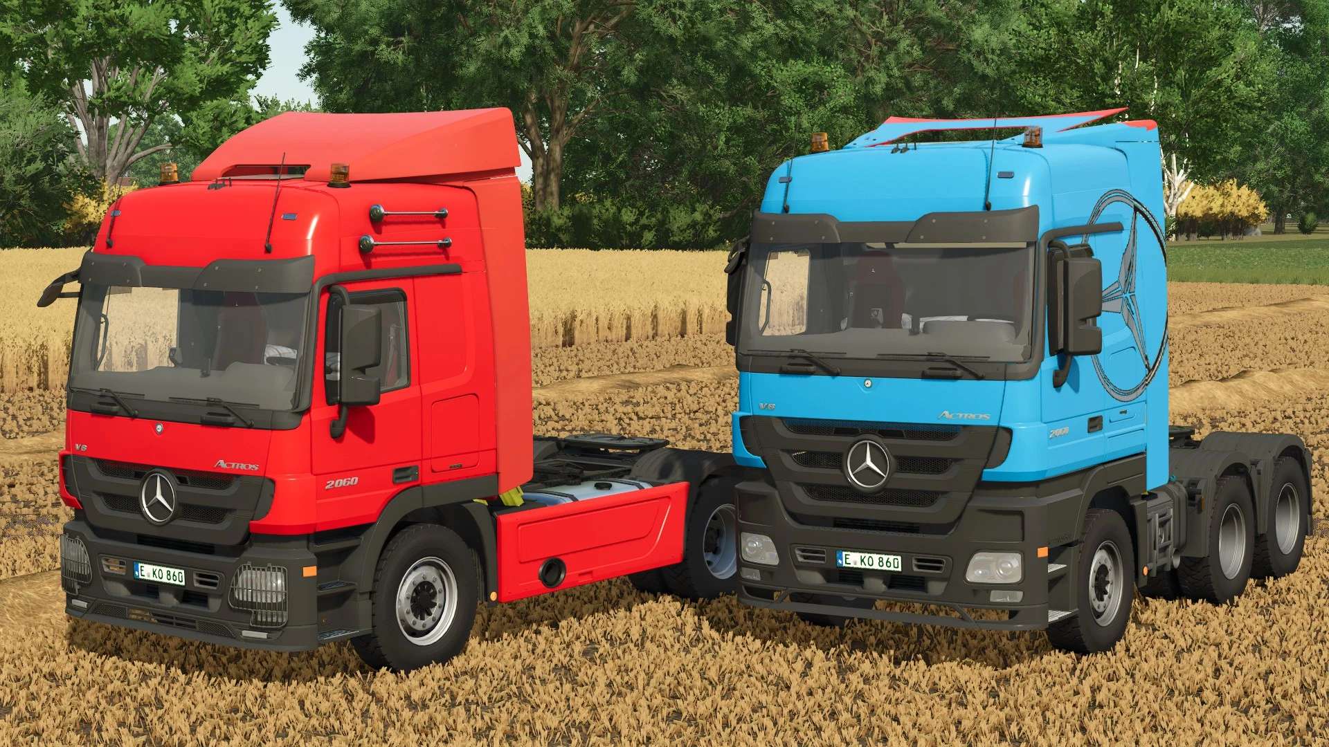 LS 25 Mercedes Benz Actros MP3 v1.0.0.0 - Farming Simulator 2025 mod, LS 2025 mod / FS 25 mod