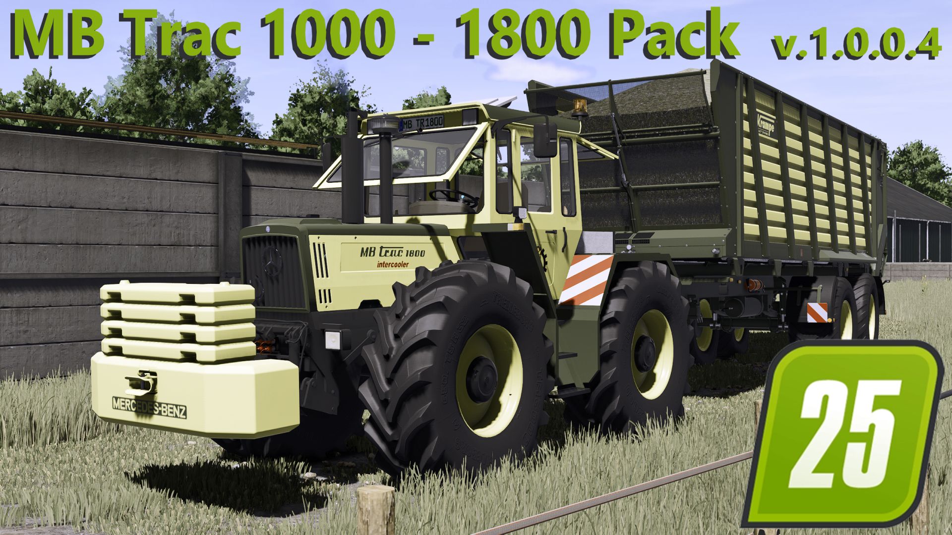 LS 25 Mercedes Benz MB Trac 1100 - 1800 V1.0.0.4 - Farming Simulator 2025 mod, LS 2025 mod / FS ...