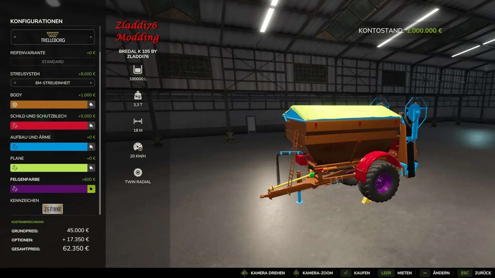 LS 25 Bredal K 105 v1.0.0.0 - Farming Simulator 2025 mod, LS 2025 mod / FS 25 mod