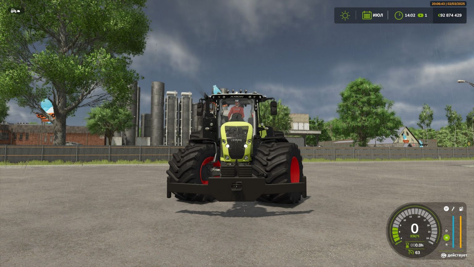 LS 25 Claas Axion 900 V1.0.0.1 - Farming Simulator 2025 mod, LS 2025 mod / FS 25 mod