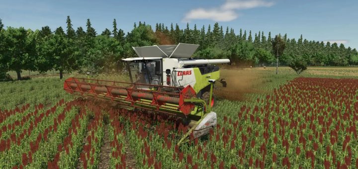 Millet Sorghum Texture Farming Simulator 2017 mods, LS 17 mods | FS 17 ...