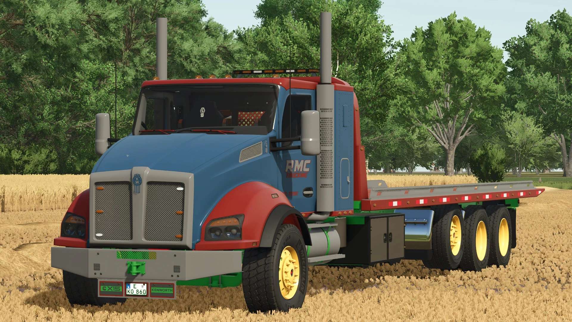 LS 25 Kenworth T880 Trucks Pack v1.0.0.0 - Farming Simulator 2025 mod, LS 2025 mod / FS 25 mod