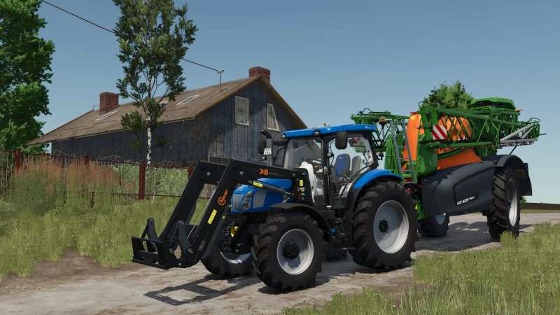 LS 25 New Holland T6 Tier 4A V1.0.0.2 - Farming Simulator 2025 mod, LS 2025 mod / FS 25 mod