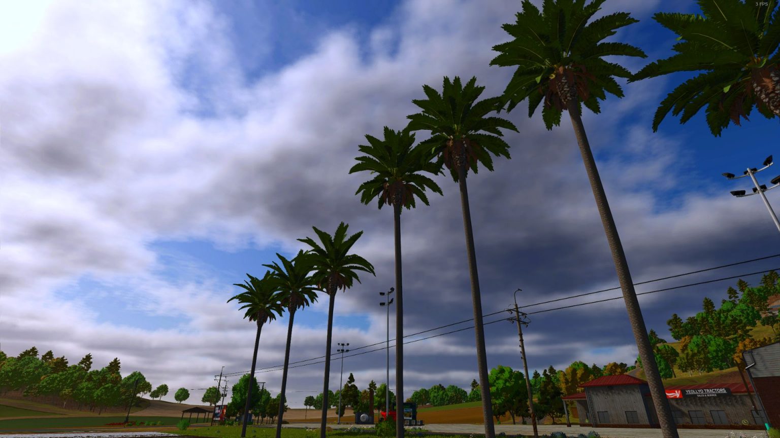 LS 25 Palm tree pack V1.1.0.0 - Farming Simulator 2025 mod, LS 2025 mod ...