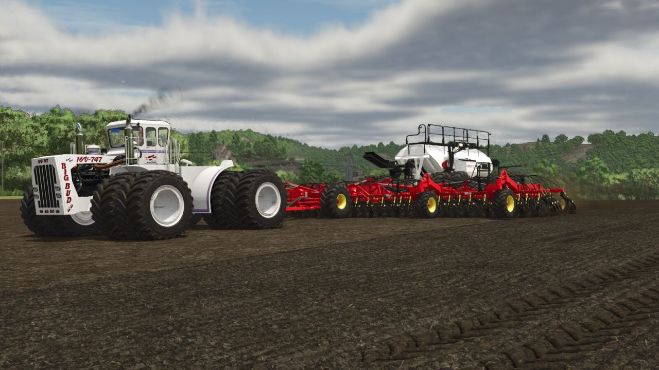 LS 25 Bourgault 3320-76 Paralink Hoe Drill + 7950 Air Cart V1.0.0.0 ...