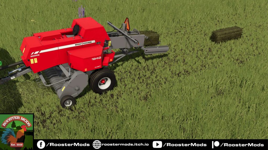 LS 25 Massey Ferguson MF 1840 Square Baler v1.0.0.0 - Farming Simulator ...