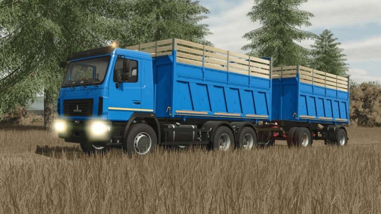 LS 25 MAZ-6501B9 (grain carrier) v1.0.0.0 - Farming Simulator 2025 mod, LS 2025 mod / FS 25 mod