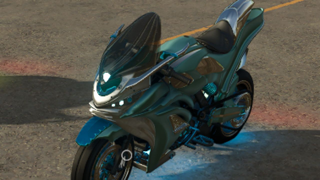 LS 25 Alien motor bike V1.0.0.1 - Farming Simulator 2025 mod, LS 2025 mod / FS 25 mod