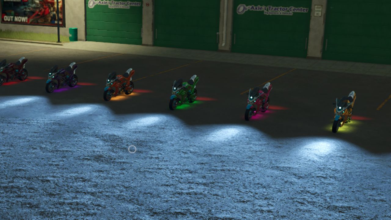 LS 25 Alien motor bike V1.0.0.1 - Farming Simulator 2025 mod, LS 2025 mod / FS 25 mod