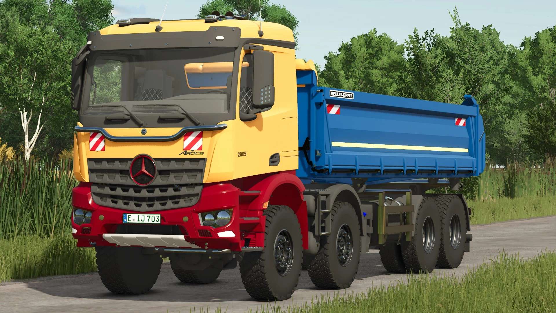 LS 25 Mercedes Benz Arocs Agrar v1.0.0.0 - Farming Simulator 2025 mod, LS 2025 mod / FS 25 mod