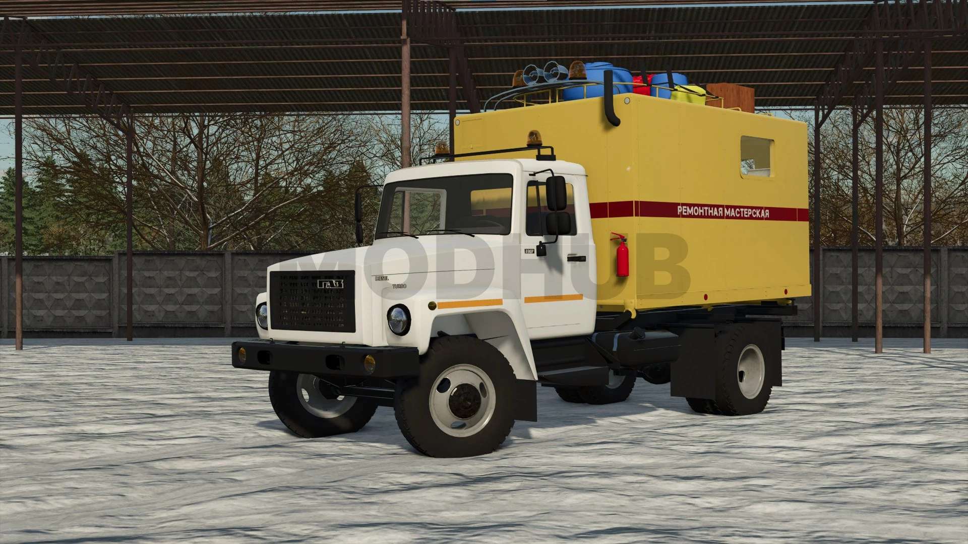 LS 25 GAZ-3307 v1.0.3.0 - Farming Simulator 2025 mod, LS 2025 mod / FS 25 mod