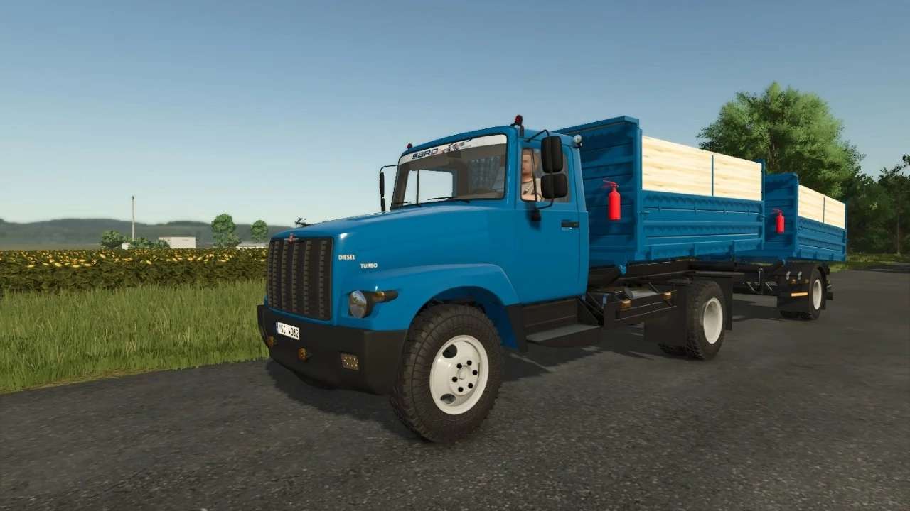 LS 25 GAZ-3307 v1.0.4.1 - Farming Simulator 2025 mod, LS 2025 mod / FS 25 mod