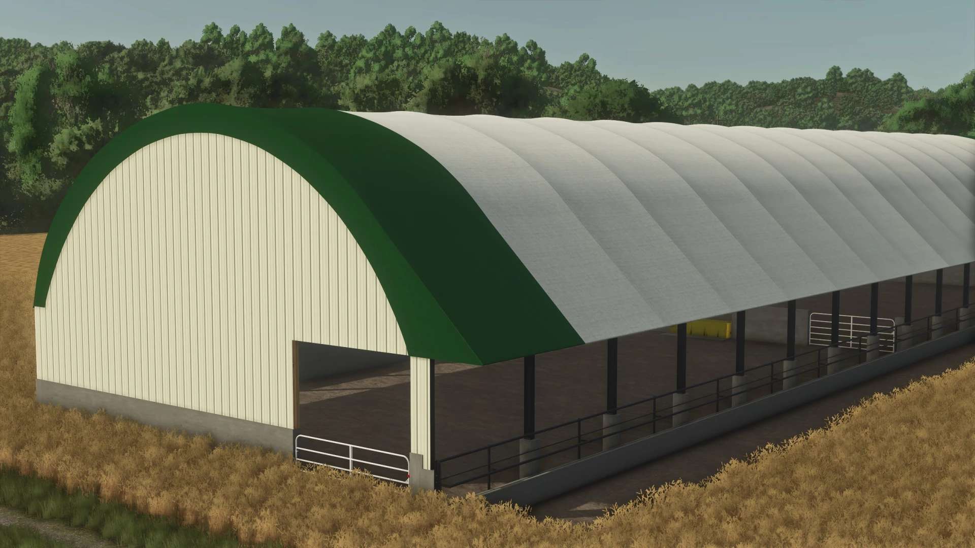 LS 25 Hoop Cattle Barn v1.0.0.0 - Farming Simulator 2025 mod, LS 2025 ...