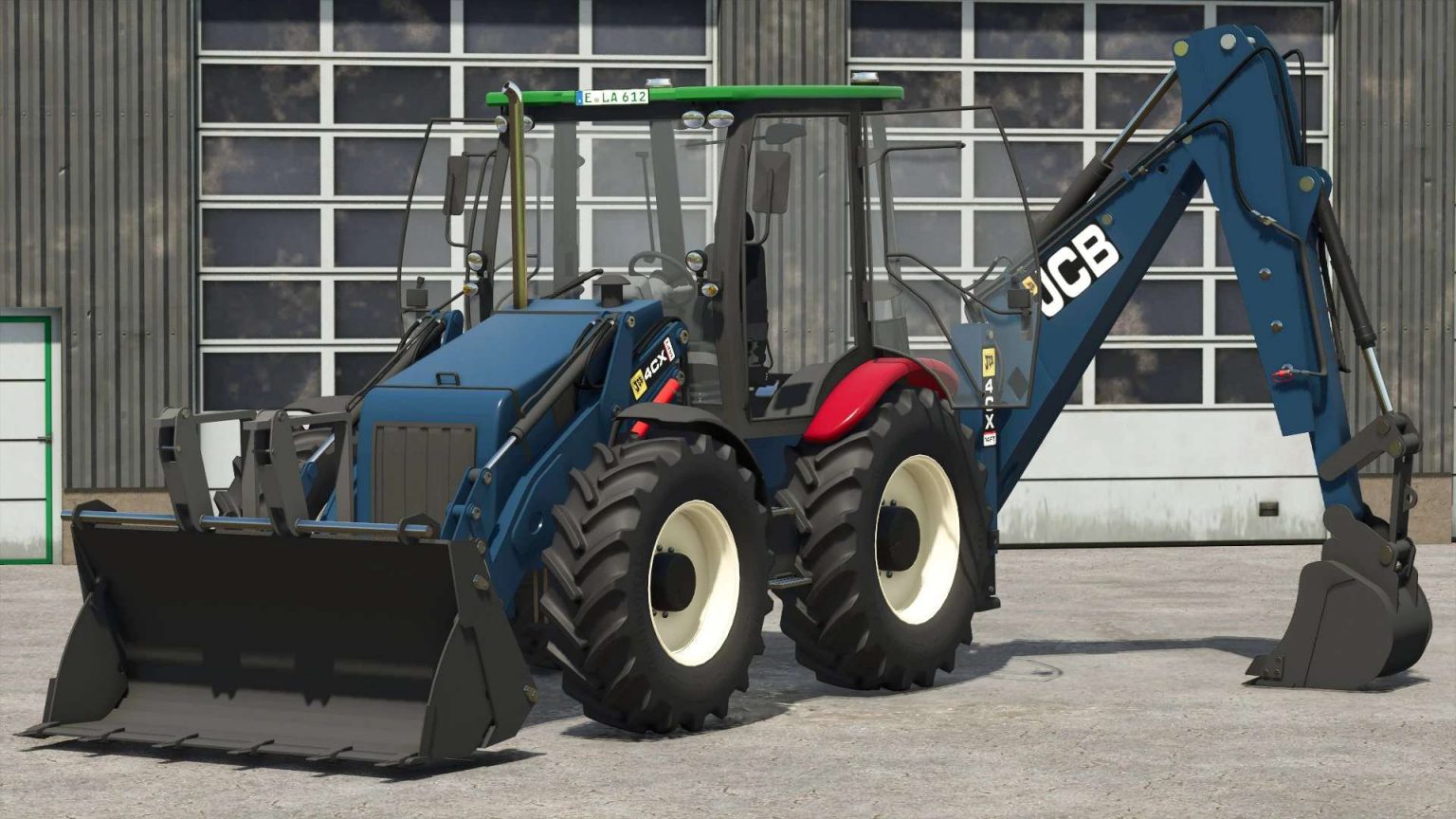 LS 25 JCB CX3/CX4 Backhoe Loader v1.0.0.0 - Farming Simulator 2025 mod, LS 2025 mod / FS 25 mod