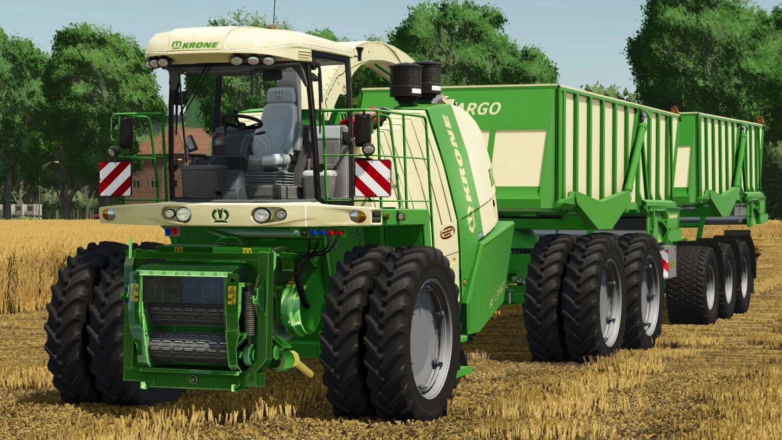 LS 25 Krone Big X 1100 Cargo & Cargo Trailer v1.0.0.0 - Farming ...