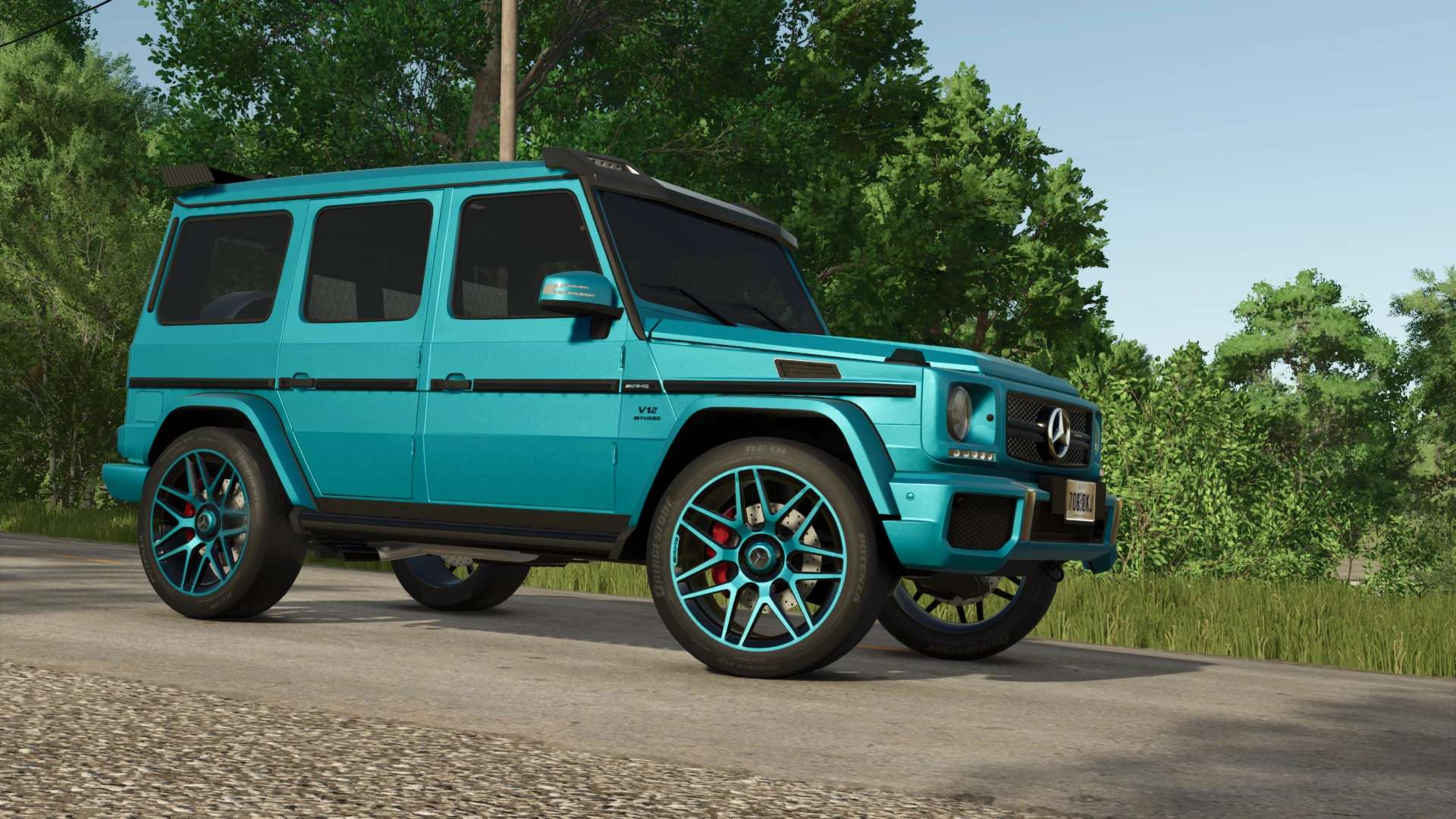 LS 25 Mercedes Benz G65 AMG v1.2.0.0 - Farming Simulator 2025 mod, LS 2025 mod / FS 25 mod
