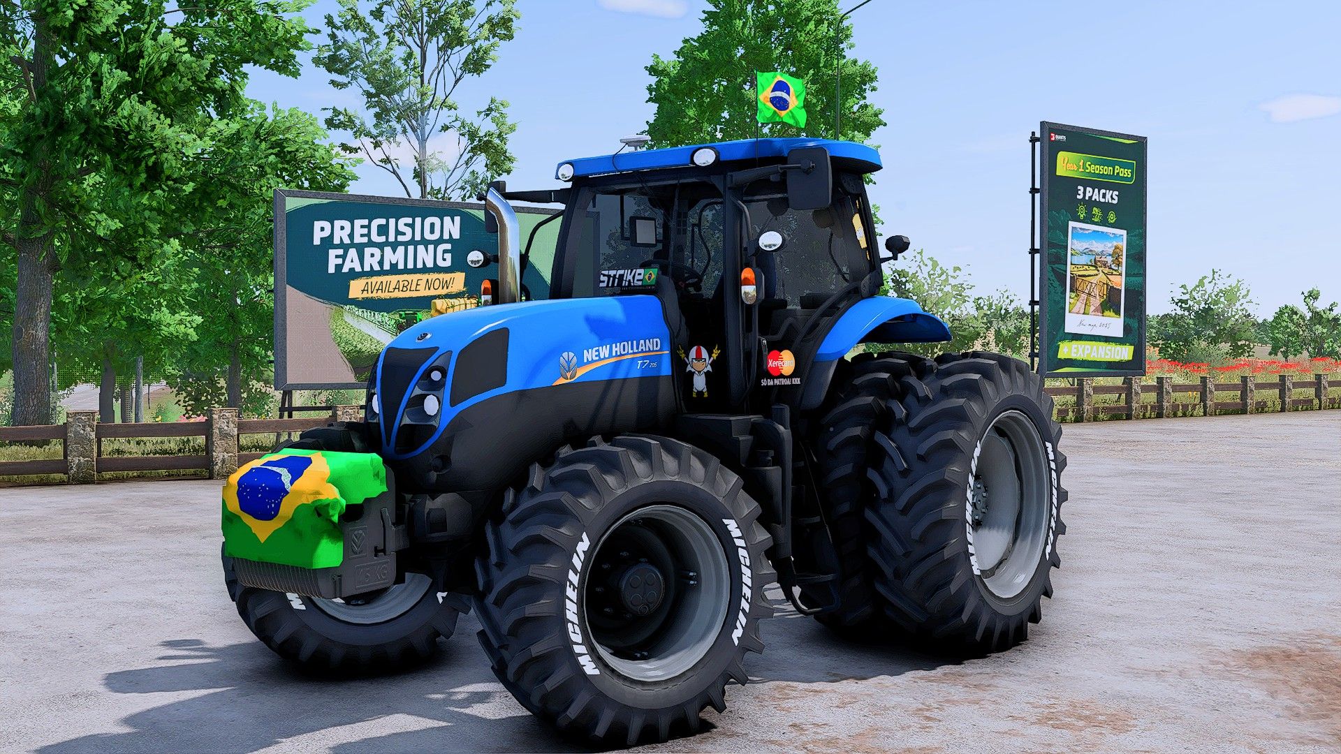 LS 25 New Holland T7 205 V1.0.0.0 - Farming Simulator 2025 mod, LS 2025 mod / FS 25 mod