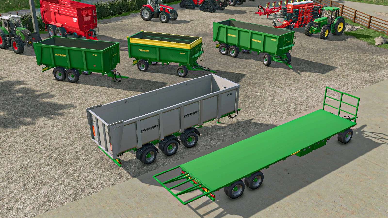 LS 25 Fornier Trailer Pack v1.0.0.0 - Farming Simulator 2025 mod, LS 2025 mod / FS 25 mod