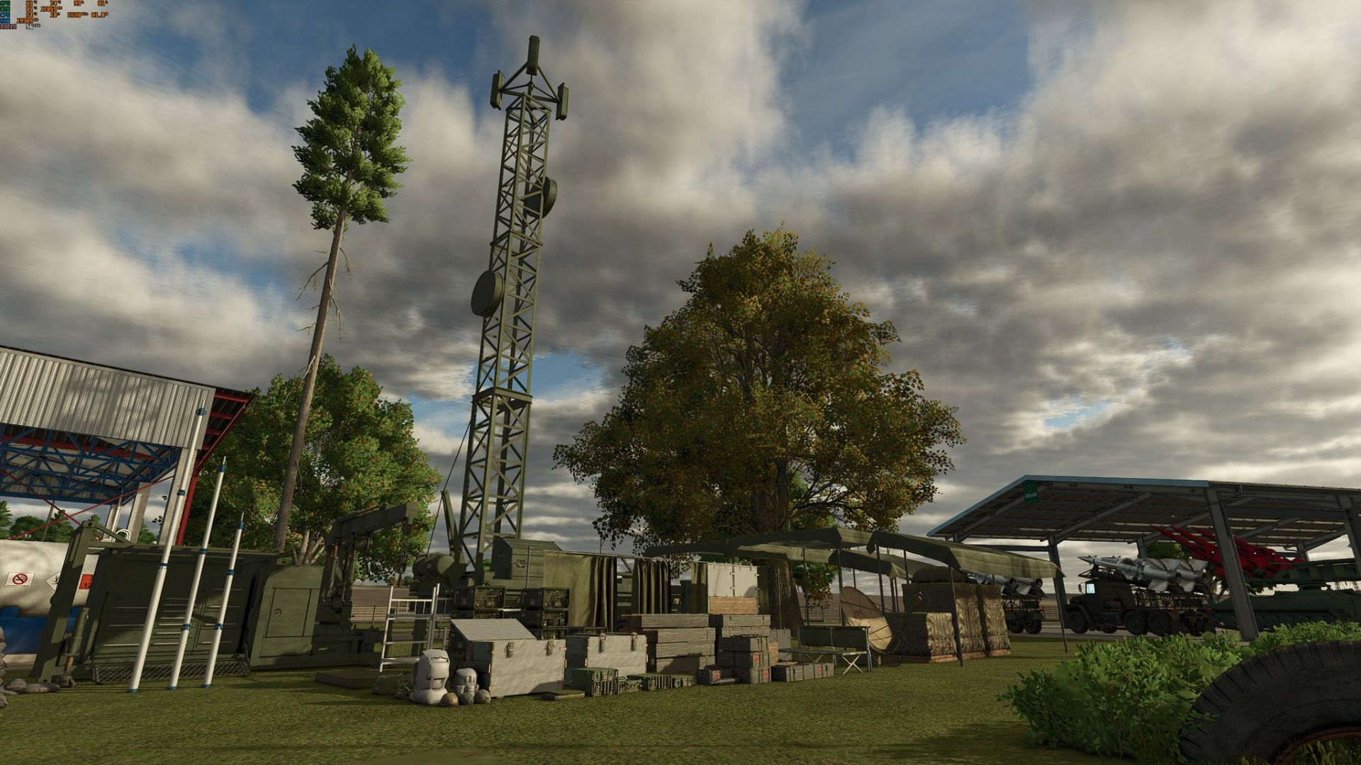 LS 25 Military communications antenna V1.0.0.0 - Farming Simulator 2025 ...