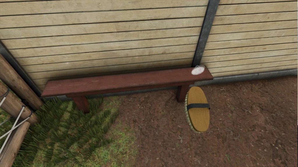 LS 25 Bench With Horse Brush Holder v1.0.0.0 - Farming Simulator 2025 ...