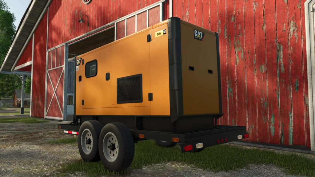 LS 25 Cat Diesel Generator Trailer v1.0.0.0 - Farming Simulator 2025 ...