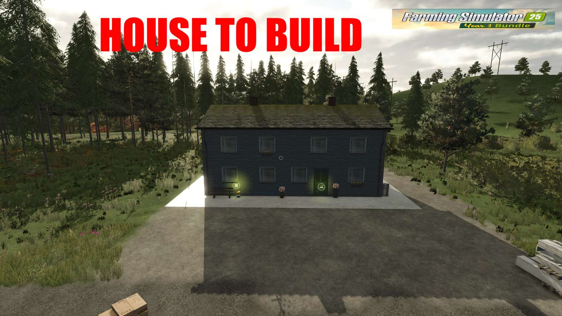 LS 25 HOUSE TO BUILD v1.0.0.0 - Farming Simulator 2025 mod, LS 2025 mod ...