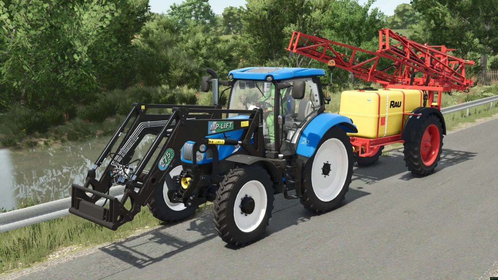 LS 25 New Holland T6 Edit v1.0.0.0 - Farming Simulator 2025 mod, LS 2025 mod / FS 25 mod
