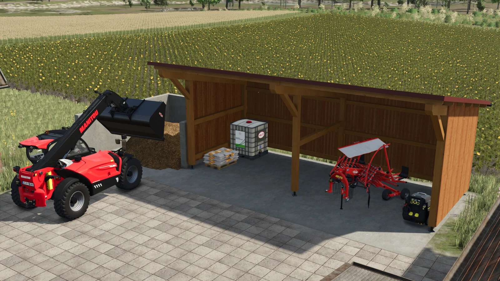 LS 25 Open Shed Pack v1.0.0.0 - Farming Simulator 2025 mod, LS 2025 mod / FS 25 mod