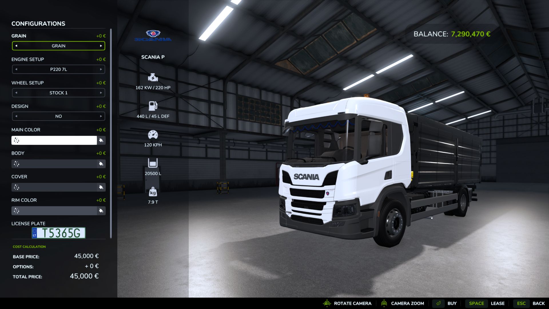 LS 25 Scania P220/360-7L/9L V1.0.0.0 - Farming Simulator 2025 mod, LS 2025 mod / FS 25 mod