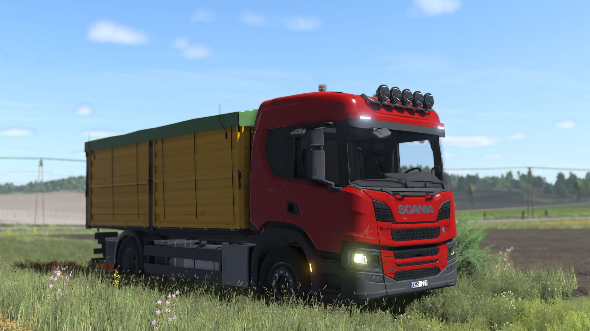 LS 25 Scania P220/360-7L/9L V1.0.0.0 - Farming Simulator 2025 mod, LS 2025 mod / FS 25 mod