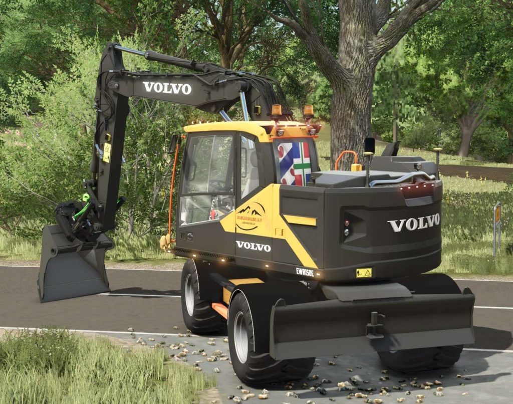 LS 25 Volvo EWR 150e Custom v1.0.0.0 - Farming Simulator 2025 mod, LS 2025 mod / FS 25 mod