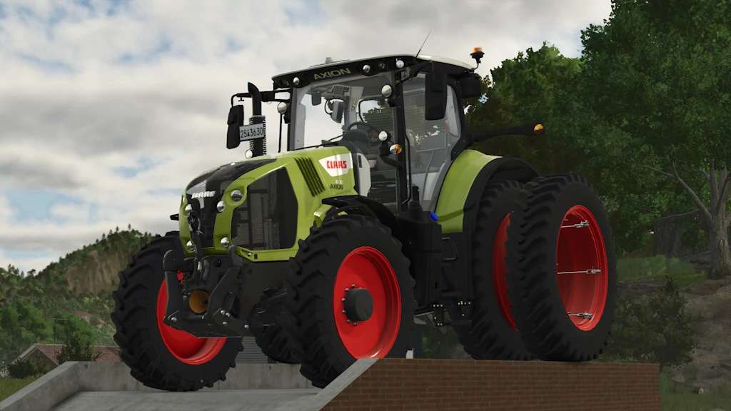 LS 25 Claas AXION 800-870 Rust Edition v1.1.0.0 - Farming Simulator 2025 mod, LS 2025 mod / FS ...
