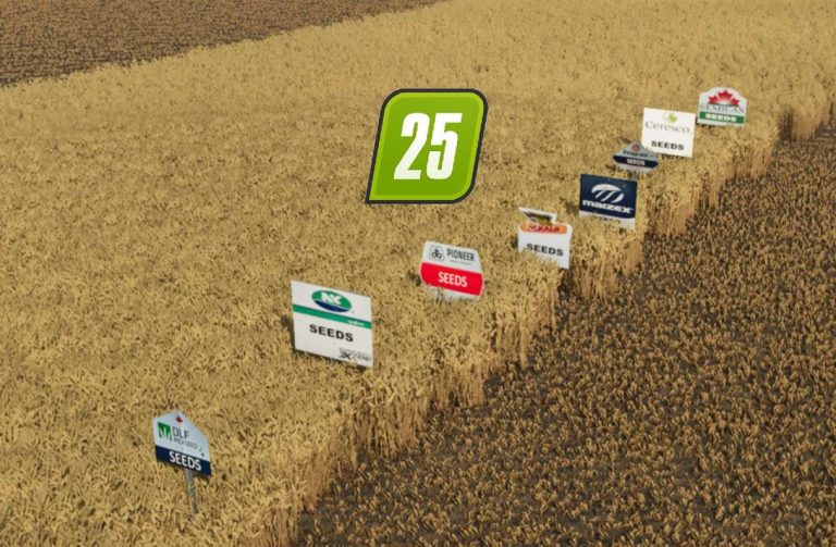 LS 25 North American Field Sign Pack v1.0.0.0 - Farming Simulator 2025 ...