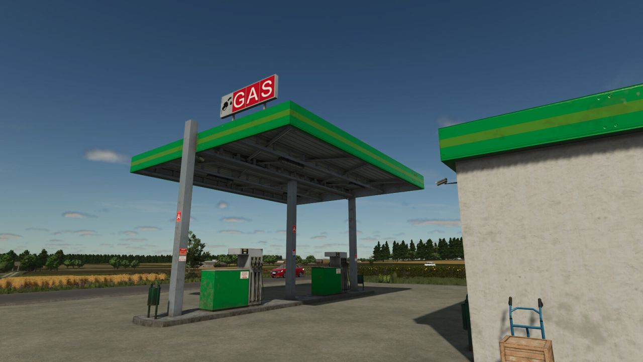 LS 25 Placeable Gas Station V1.0.0.0 - Farming Simulator 2025 mod, LS ...